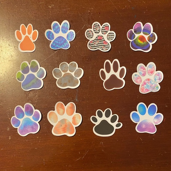 Other | Dog Paw Stickers | Poshmark